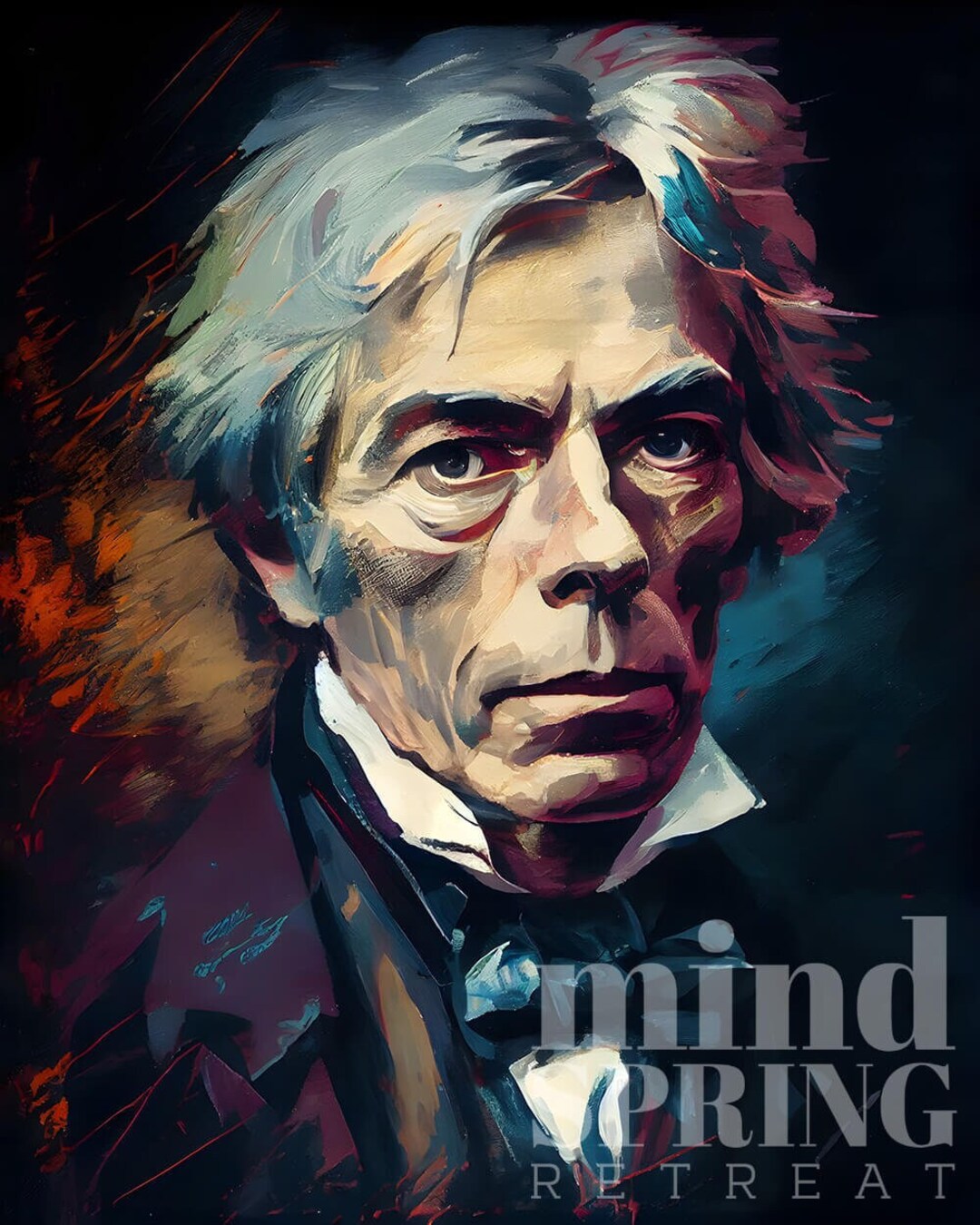 Michael Faraday Oil Painting Art Print Portrait POSTER - Etsy