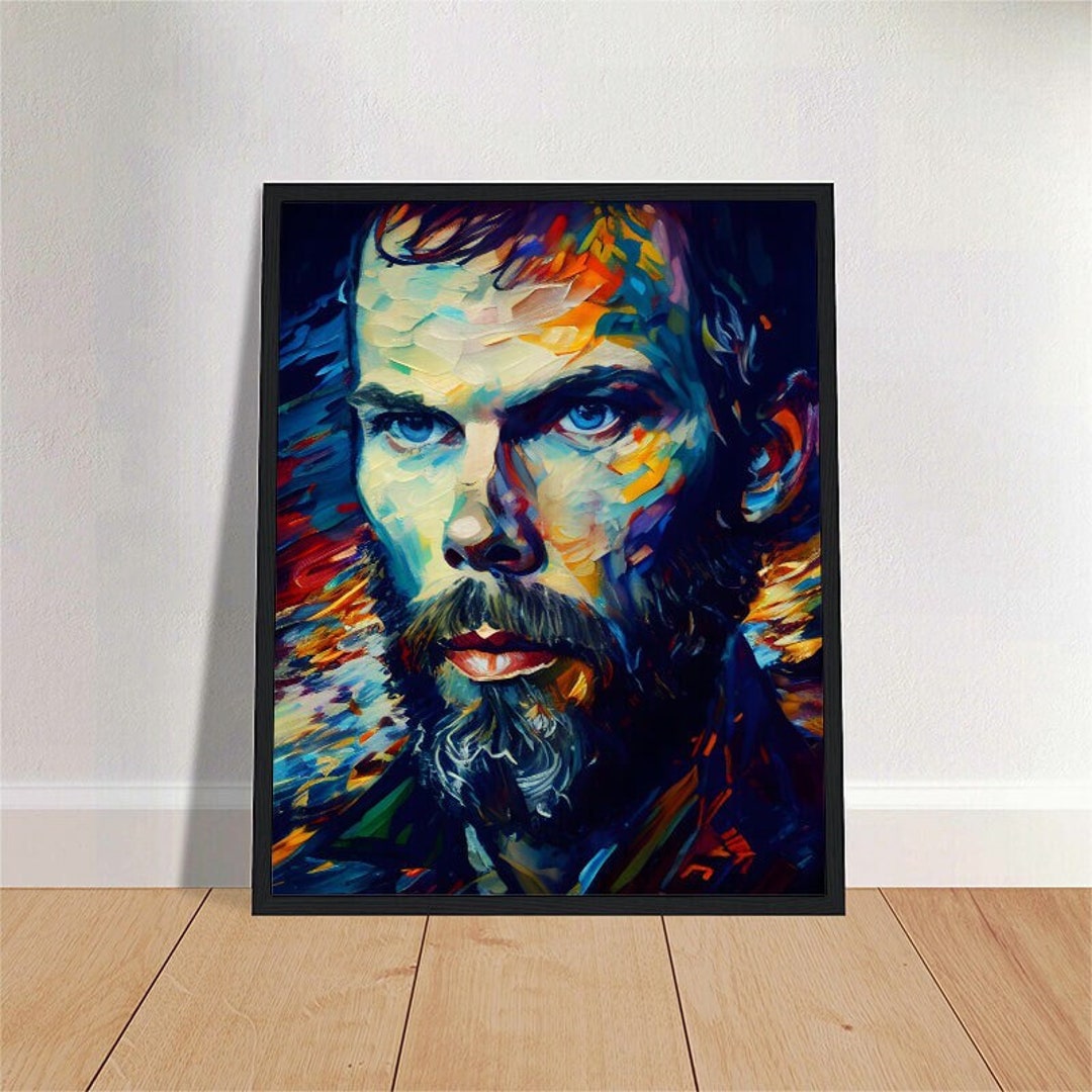 Fyodor Dostoevsky Oil Painting Art Print Portrait POSTER 3 Classic ...