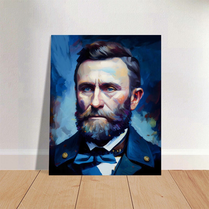 Ulysses S Grant Oil Painting Art Print Portrait POSTER | History ...