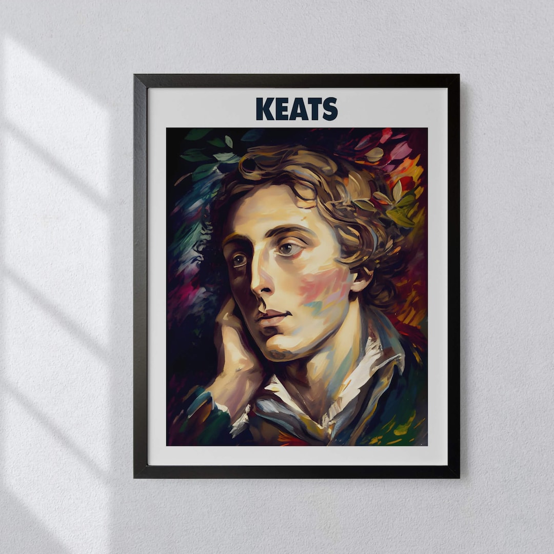 John Keats Oil Painting Art Print Portrait POSTER | Classic Literature ...