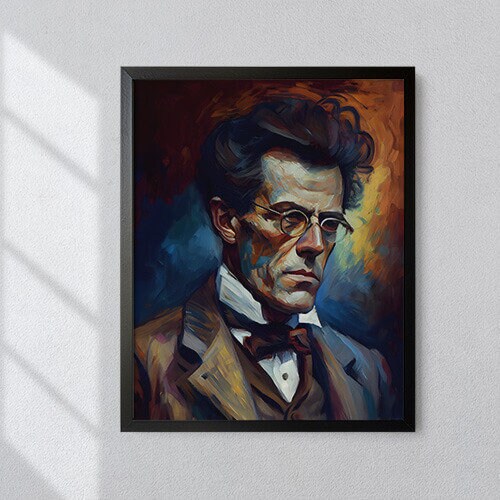 Gustav Mahler Oil Painting Art Print Portrait POSTER 2 - Etsy