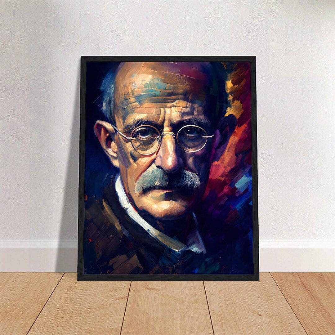 Max Planck Oil Painting Art Print Portrait POSTER | Science Physics ...