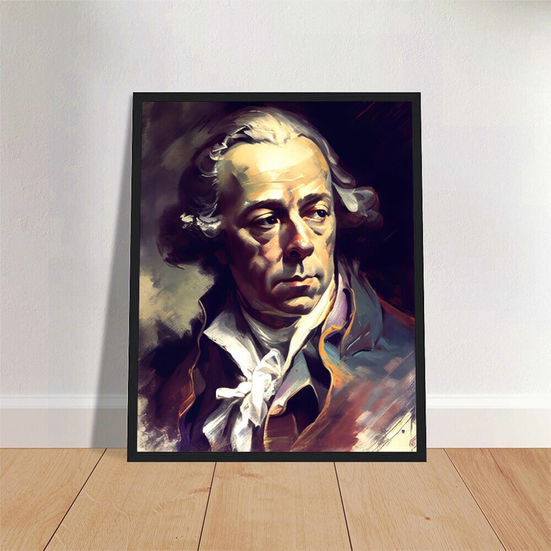 Leonhard Euler Oil Painting Art Print Portrait POSTER | Mathematics ...