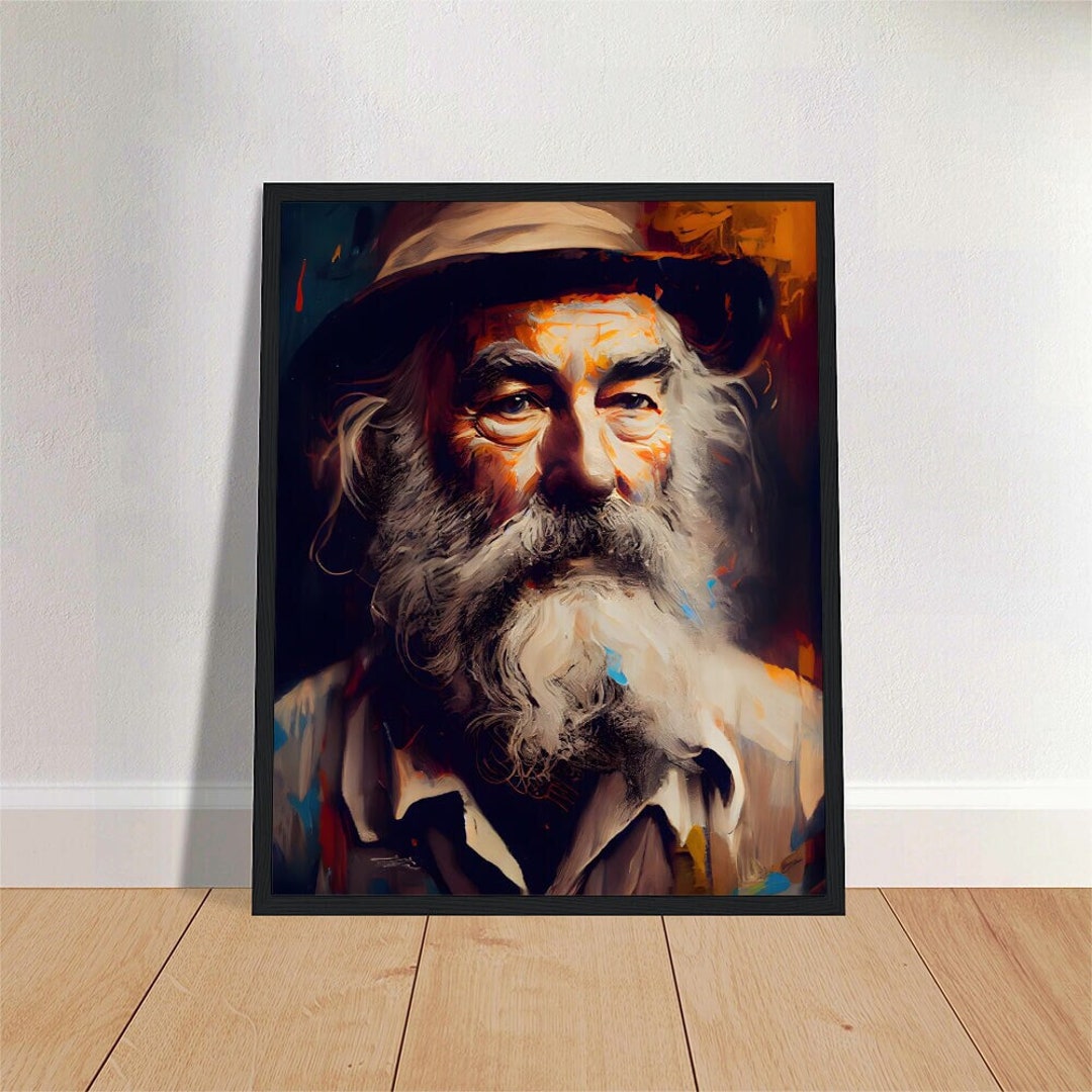 Walt Whitman Oil Painting Art Print Portrait POSTER 3 | Classic ...