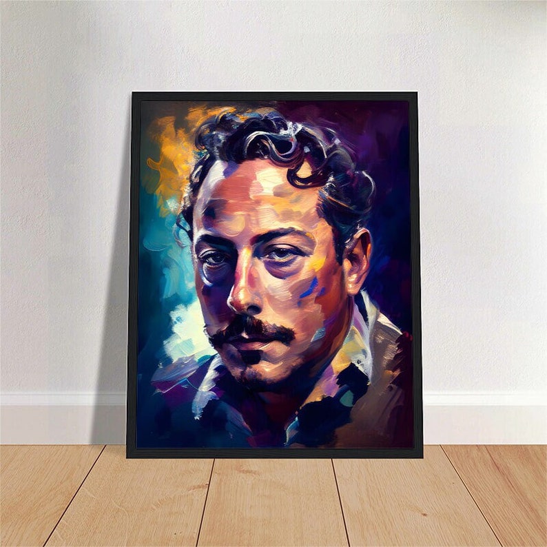 Tennessee Williams Oil Painting Art Print Portrait POSTER 2 Modern ...