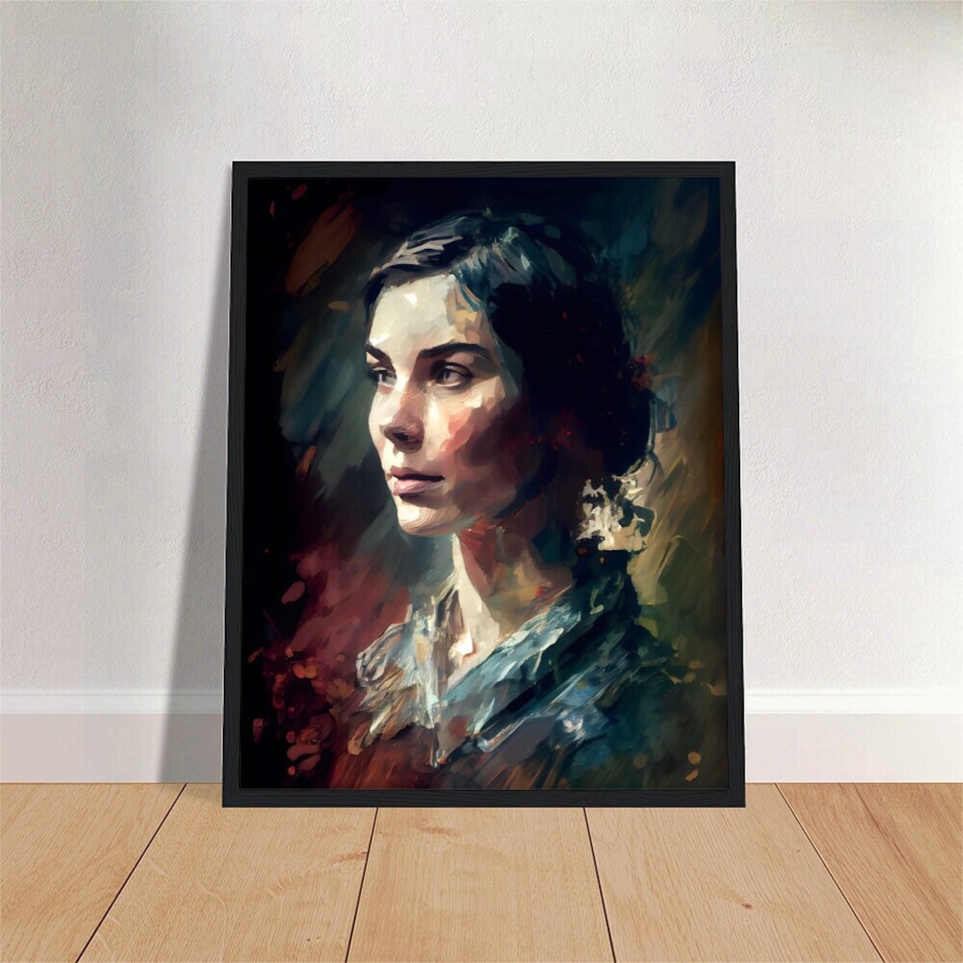 Emily Dickinson Oil Painting Art Print Portrait POSTER | Classic ...