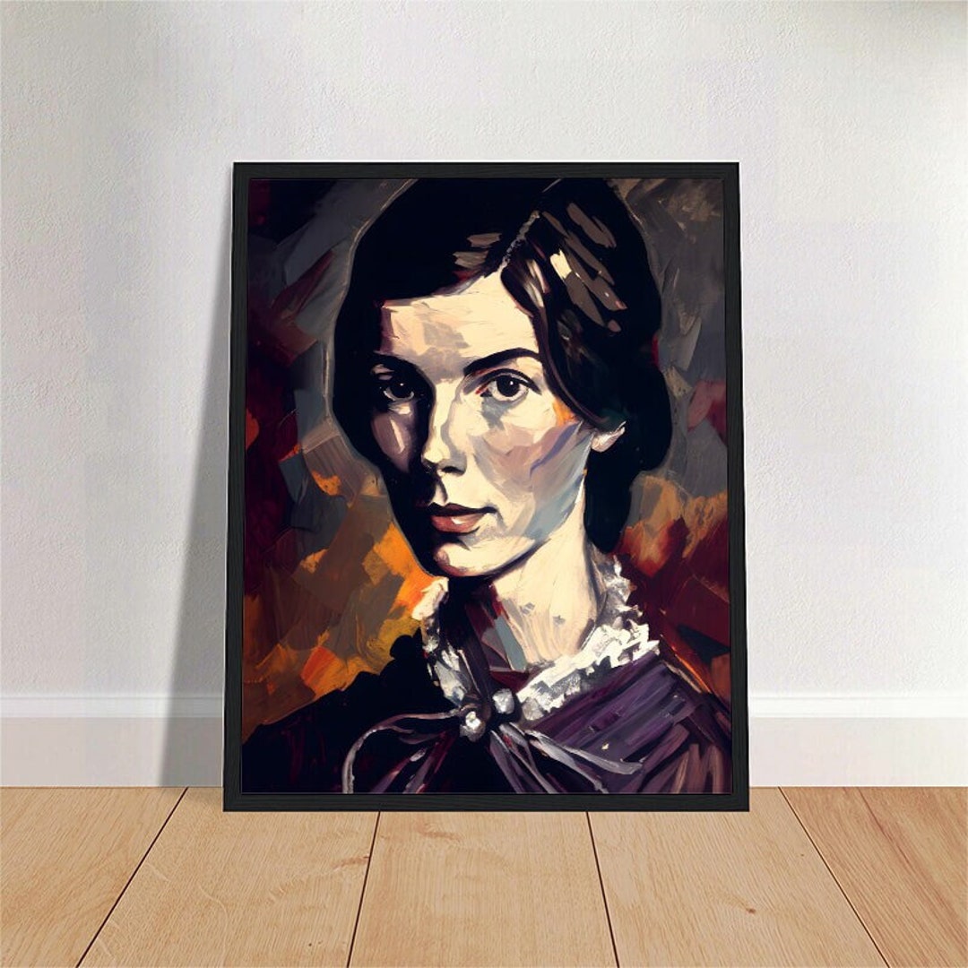 Emily Dickinson Oil Painting Art Print Portrait POSTER 4 Classic ...