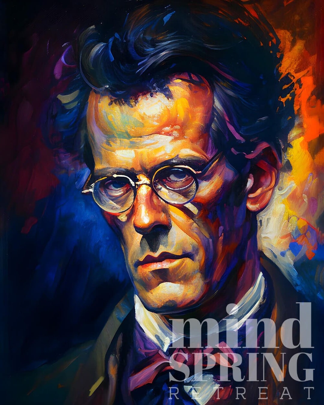Gustav Mahler Oil Painting Art Print Portrait POSTER 3 Classical Music ...