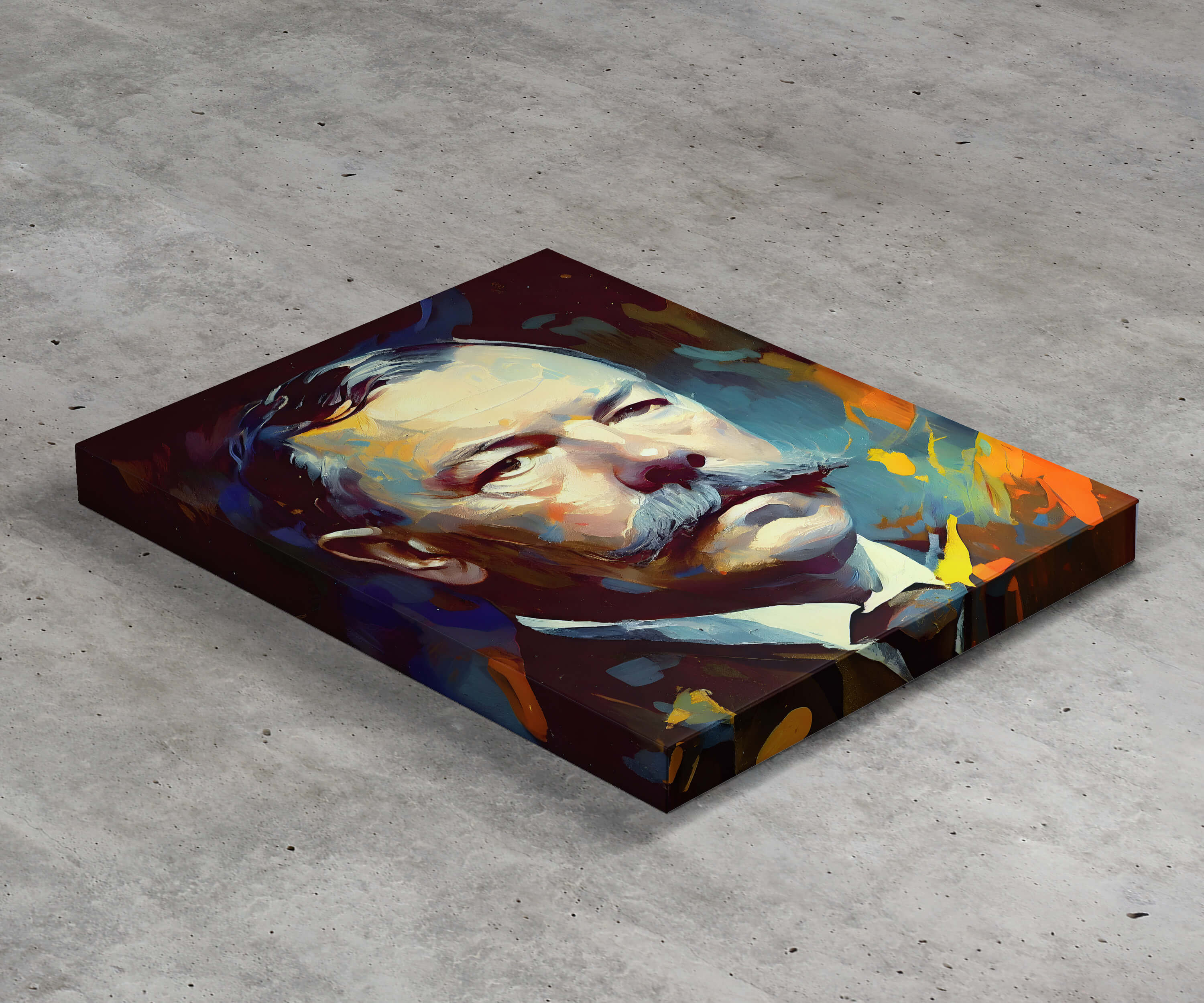 Arthur Conan Doyle Oil Painting Art Print Portrait POSTER - Etsy