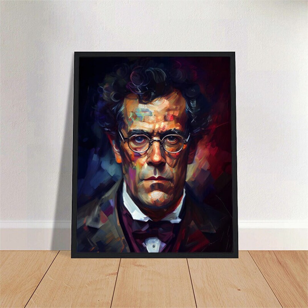 Gustav Mahler Oil Painting Art Print Portrait POSTER 4 | Classical ...