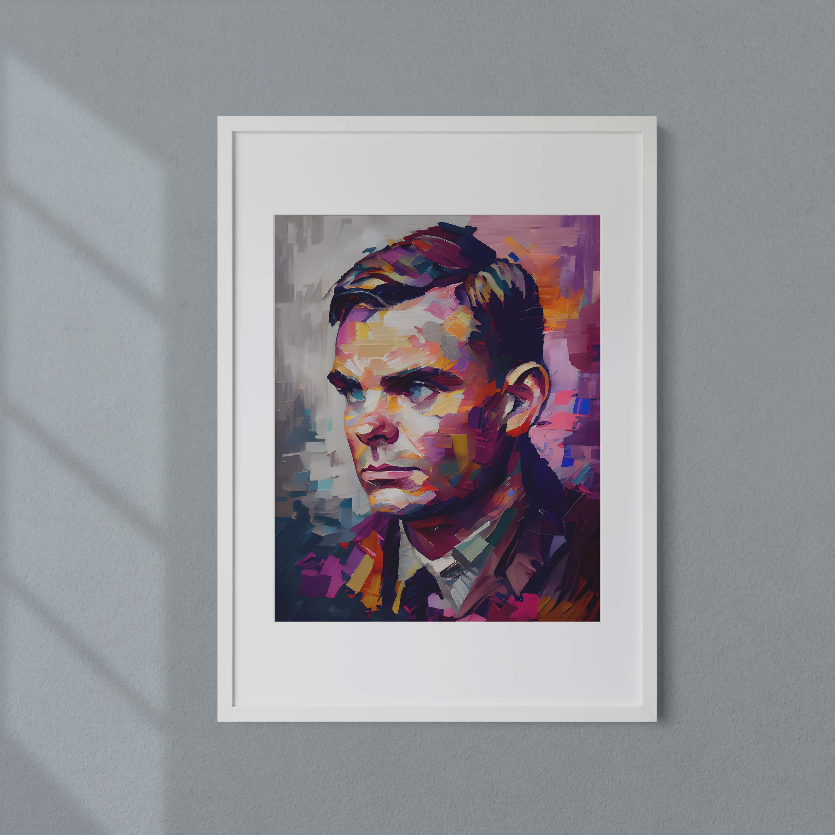 Alan Turing Oil Painting Art Print Portrait POSTER Science - Etsy