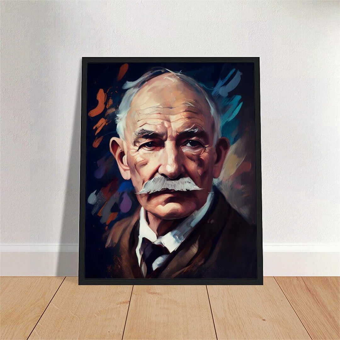 Thomas Hardy Oil Painting Art Print Portrait POSTER | Classic ...