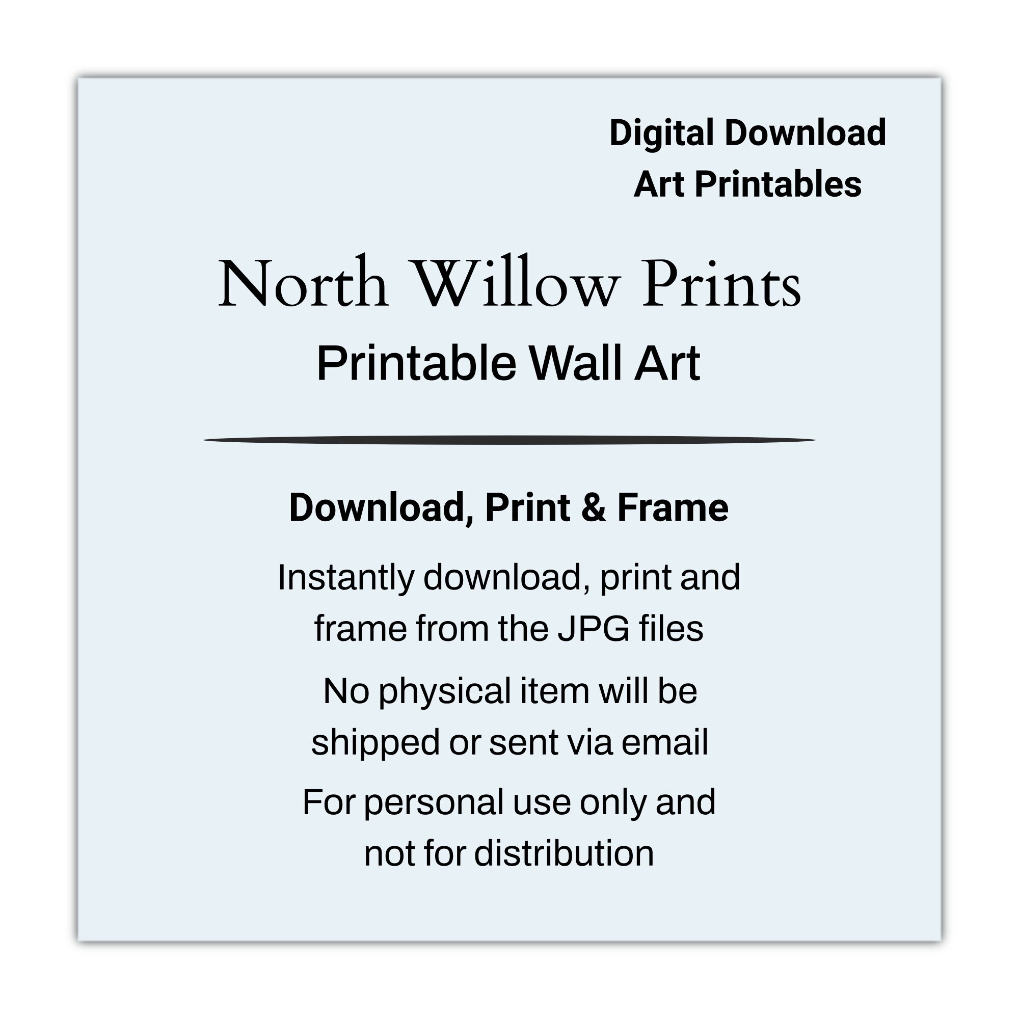 Botanical Blooms Digital Printable Wall Art - Etsy