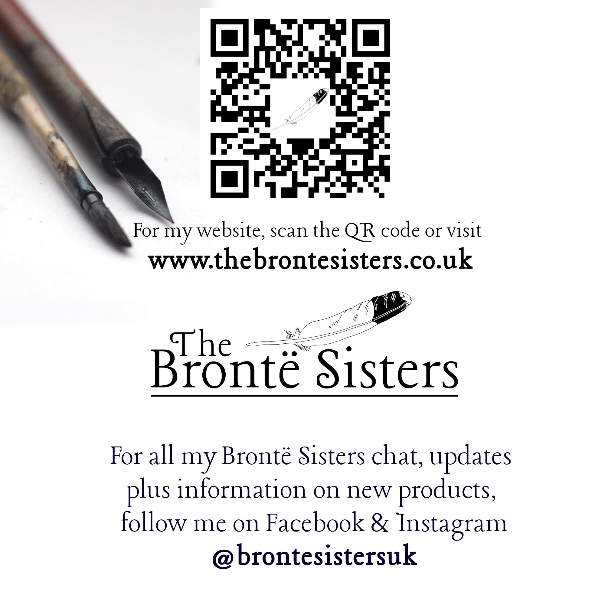 Brontë Sisters School Retro Classic Badges/pin 'brontë Scholar' and 'I ...