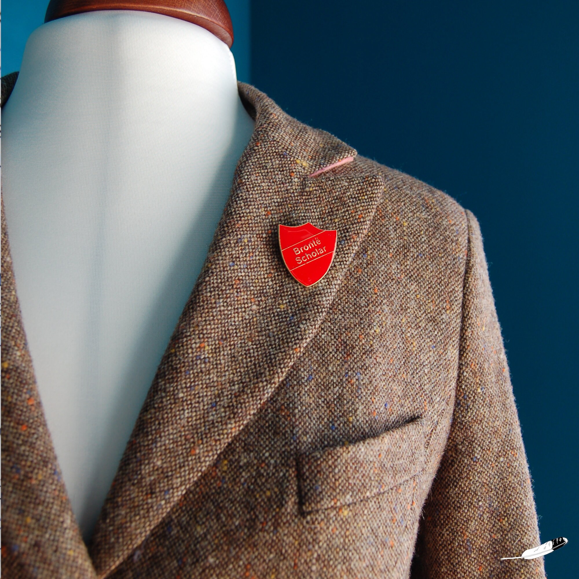 Brontë Sisters School Retro Classic Badges/pin 'brontë Scholar' and 'I ...