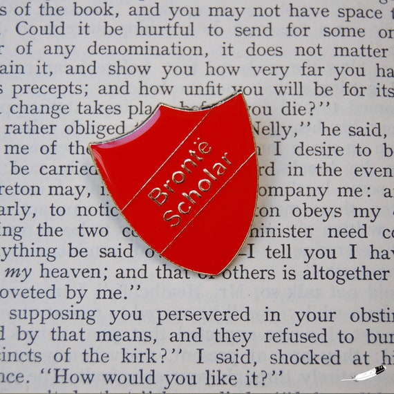 Brontë Sisters School Retro Classic Badges/pin 'brontë - Etsy