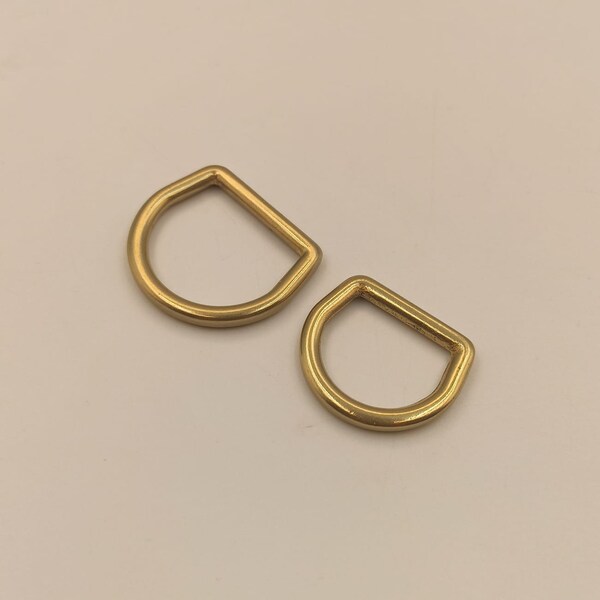 Brass D Rings - Etsy