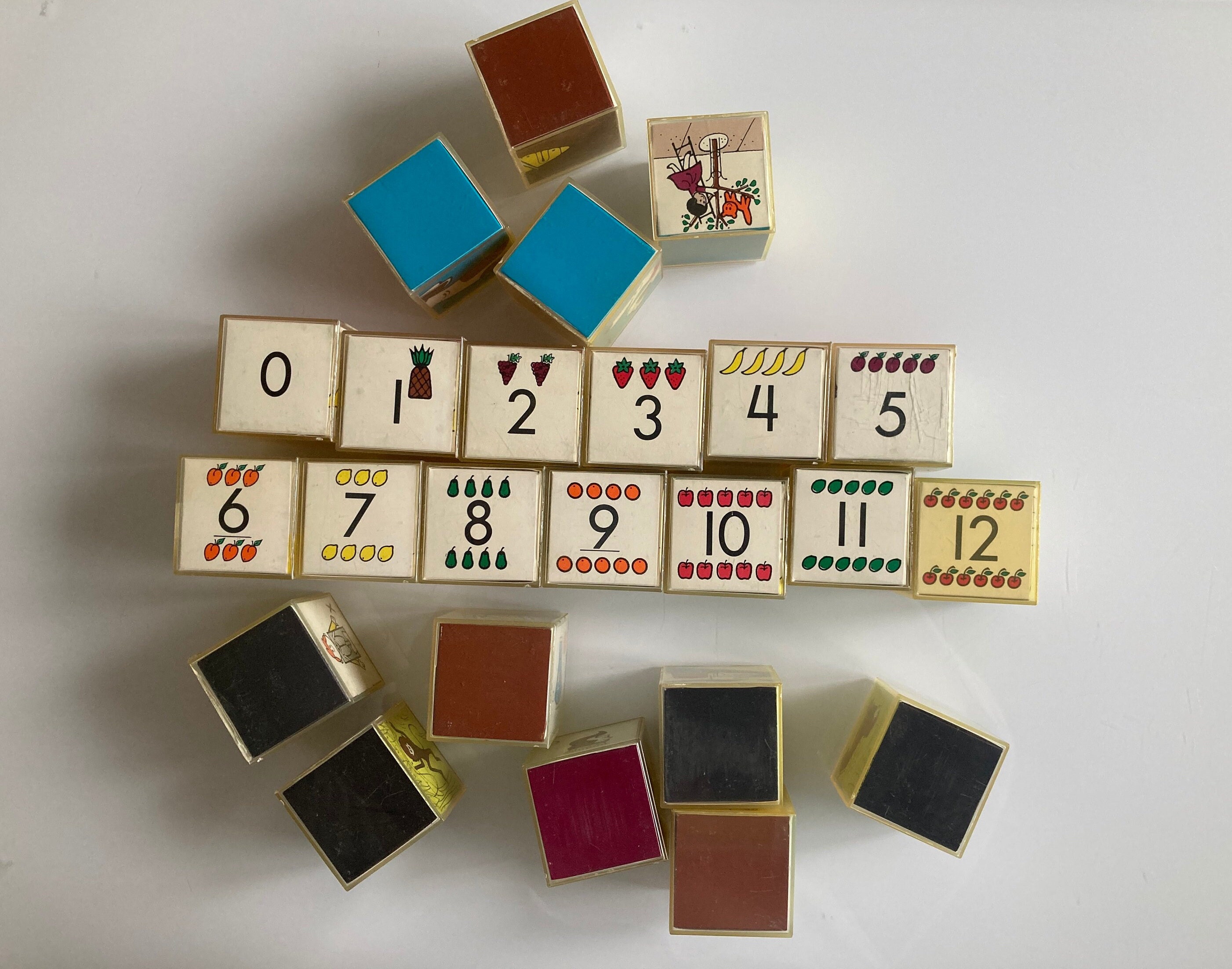 Vintage Mattel Plastic Blocks 60s Set of 24 - Etsy