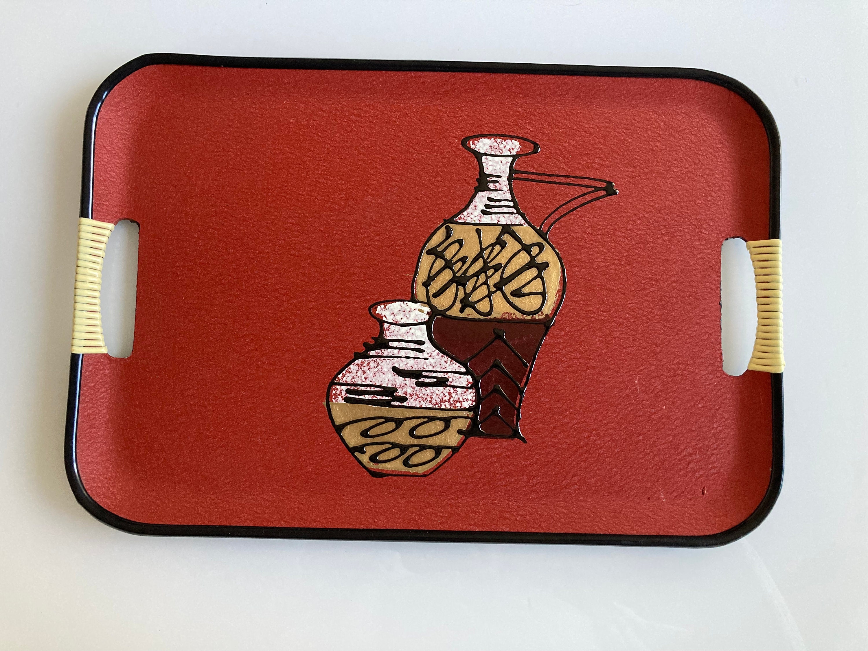Vintage Drink Trays, MCM, Bar, Tiki Lounge, Decorative - Etsy