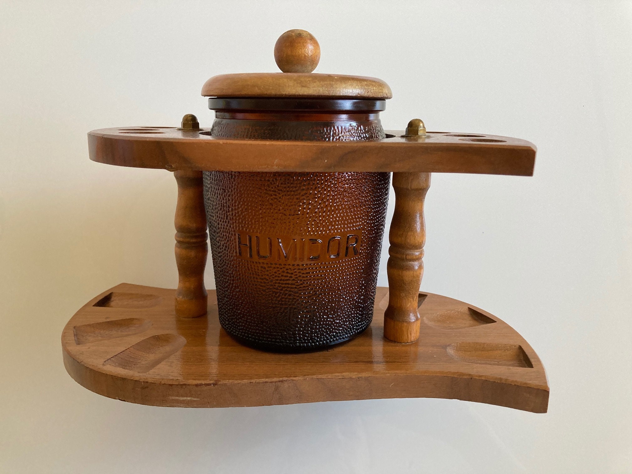 Vintage Pipe Humidor - Etsy