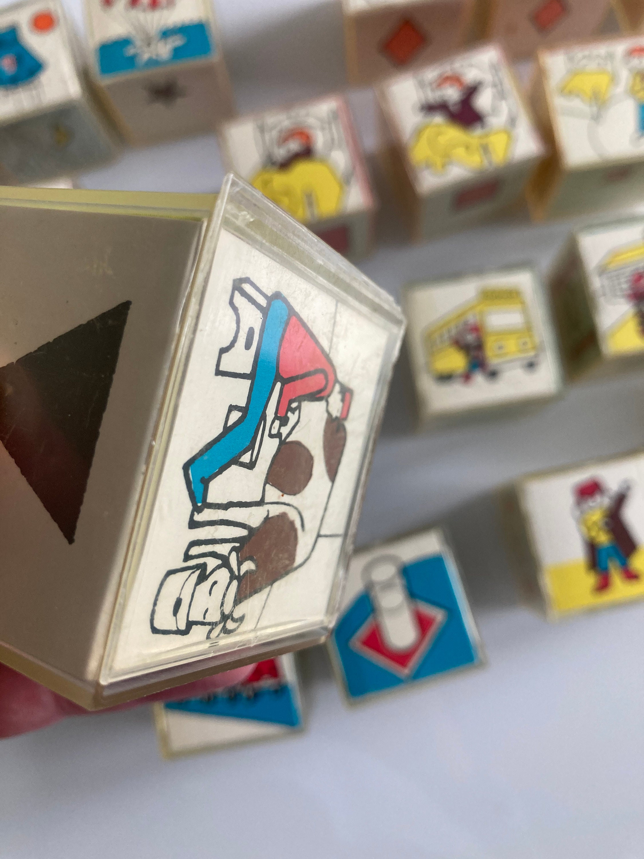 Vintage Mattel Plastic Blocks 60s Set of 24 - Etsy