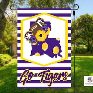 Lsu Tigers Garden Flag - Etsy