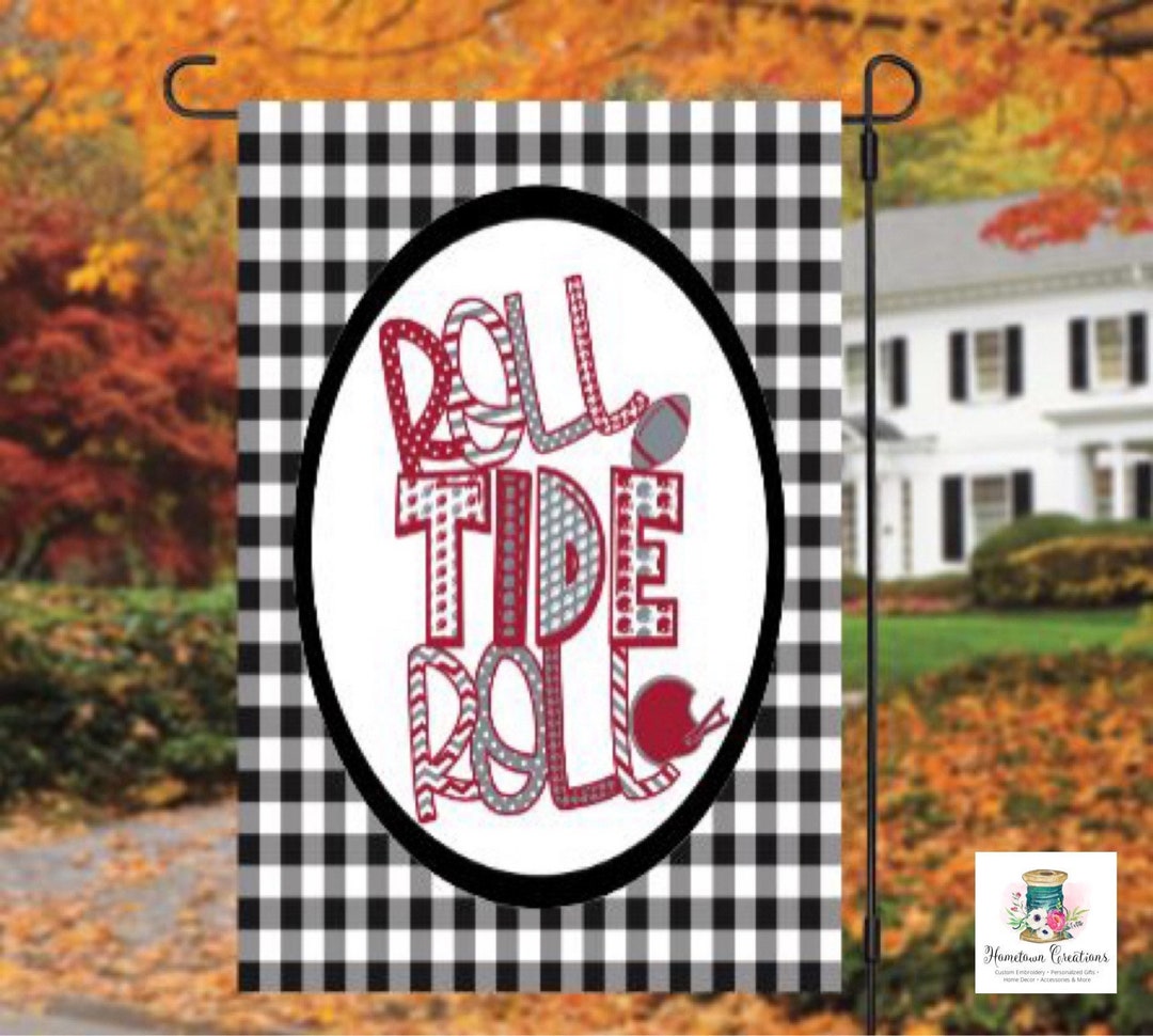 Roll Tide Garden Flag | Alabama Garden Flag | Alabama | Game Day ...