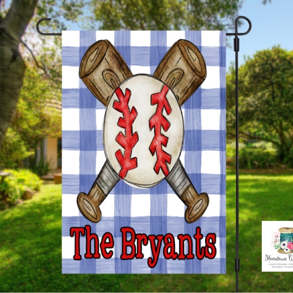 Baseball Garden Flag - Etsy