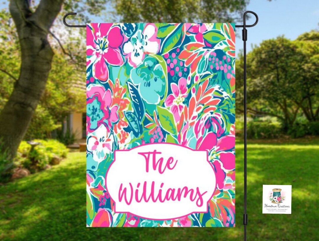 Spring Garden Flag | Summer Garden Flag | Summer Flag | Personalized ...