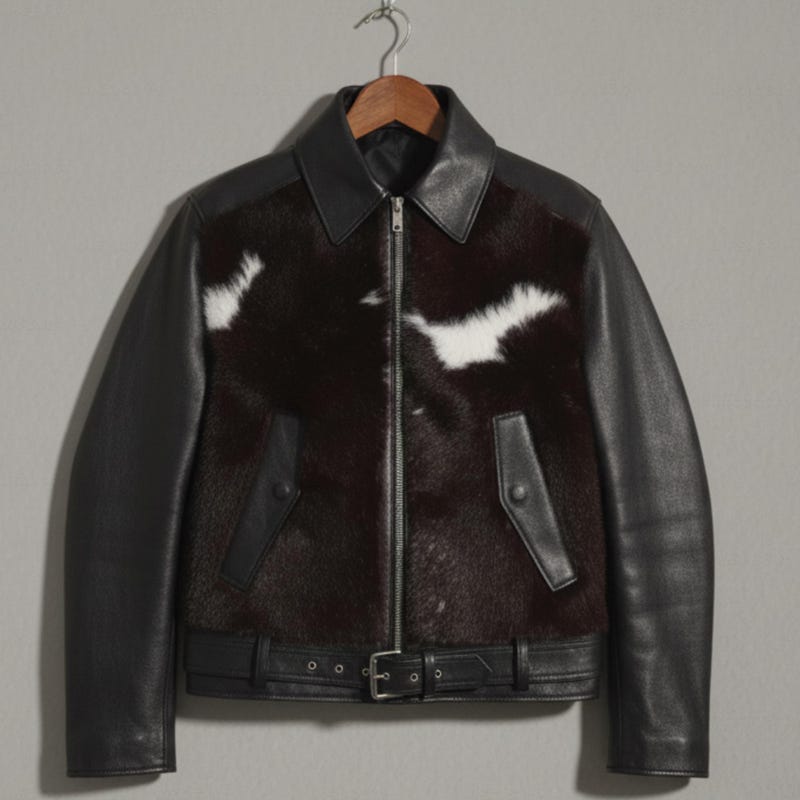 Black Pony Fur Jacket - Etsy