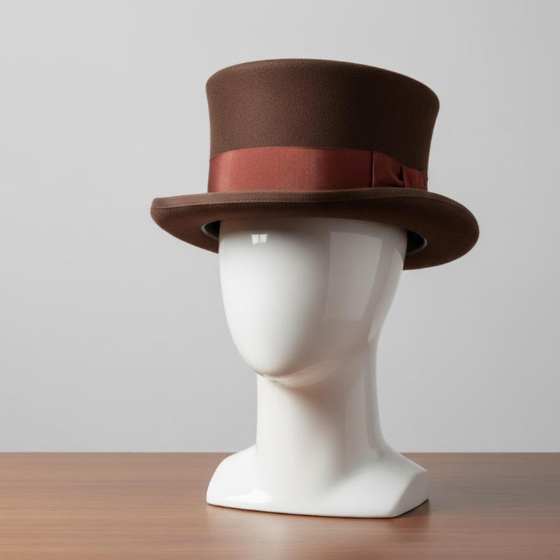 Victorian Felt Top Hat - Etsy