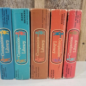 Lot of (5) 1960s Companion Library Books - Two Stories in Each Book! - Etsy