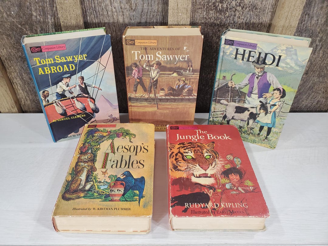 Lot of (5) 1960s Companion Library Books - Two Stories in Each Book! - Etsy