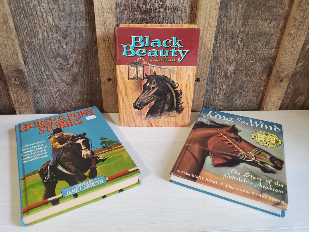Black Beauty King of the Wind Horse and Pony Stories - Lot of 3 - Etsy