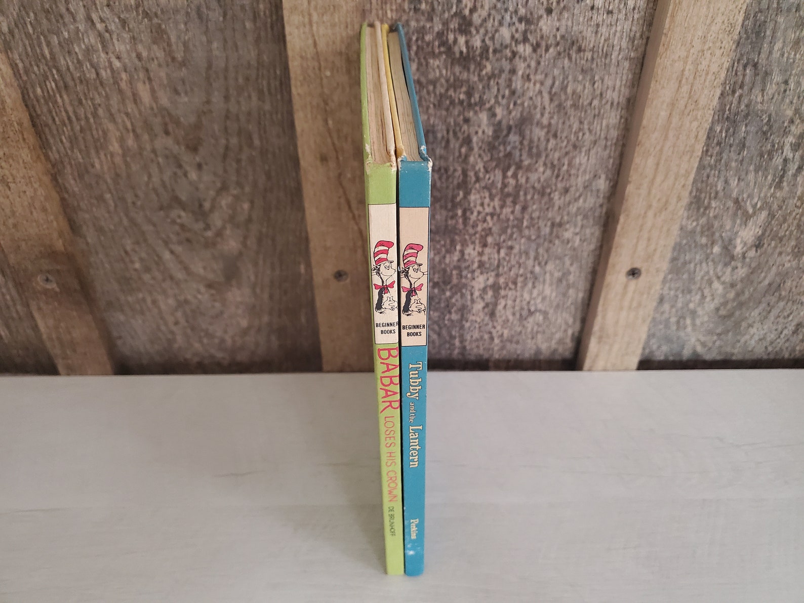 Pair of Vintage Dr. Seuss Beginner Books Featuring Babar and Tubby - Etsy