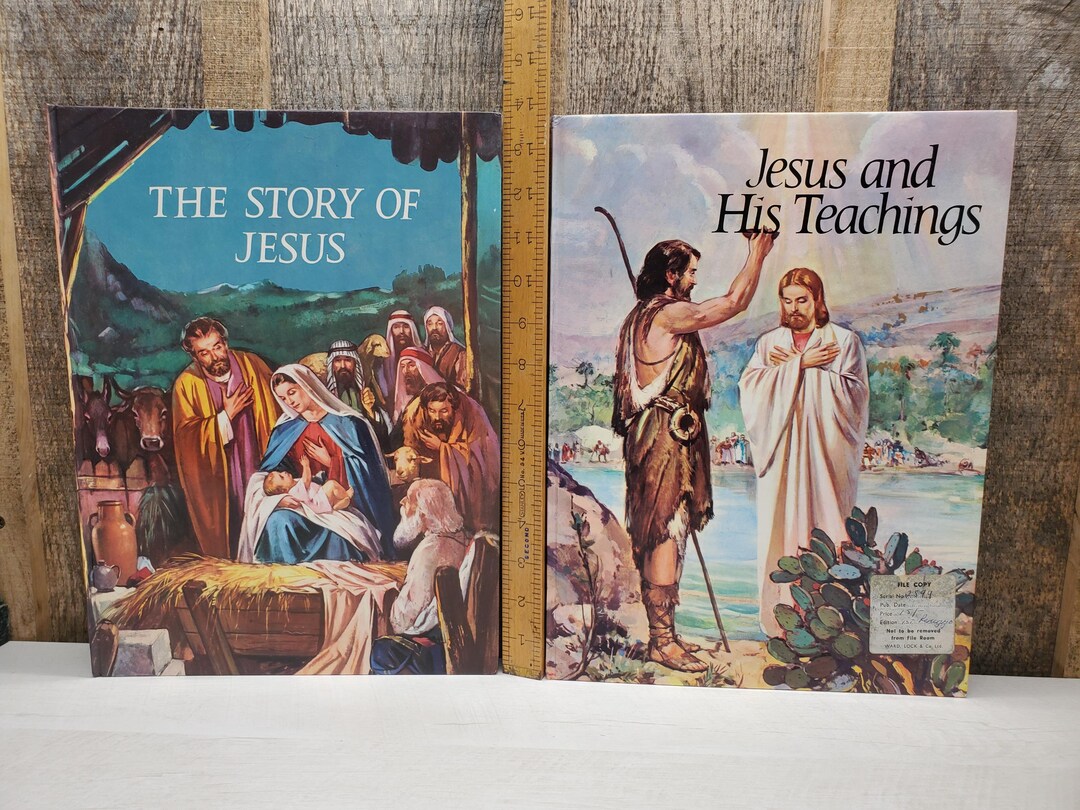The Story of Jesus + Jesus and His Teachings Ward Lock & Co 1965 VG+ - Etsy