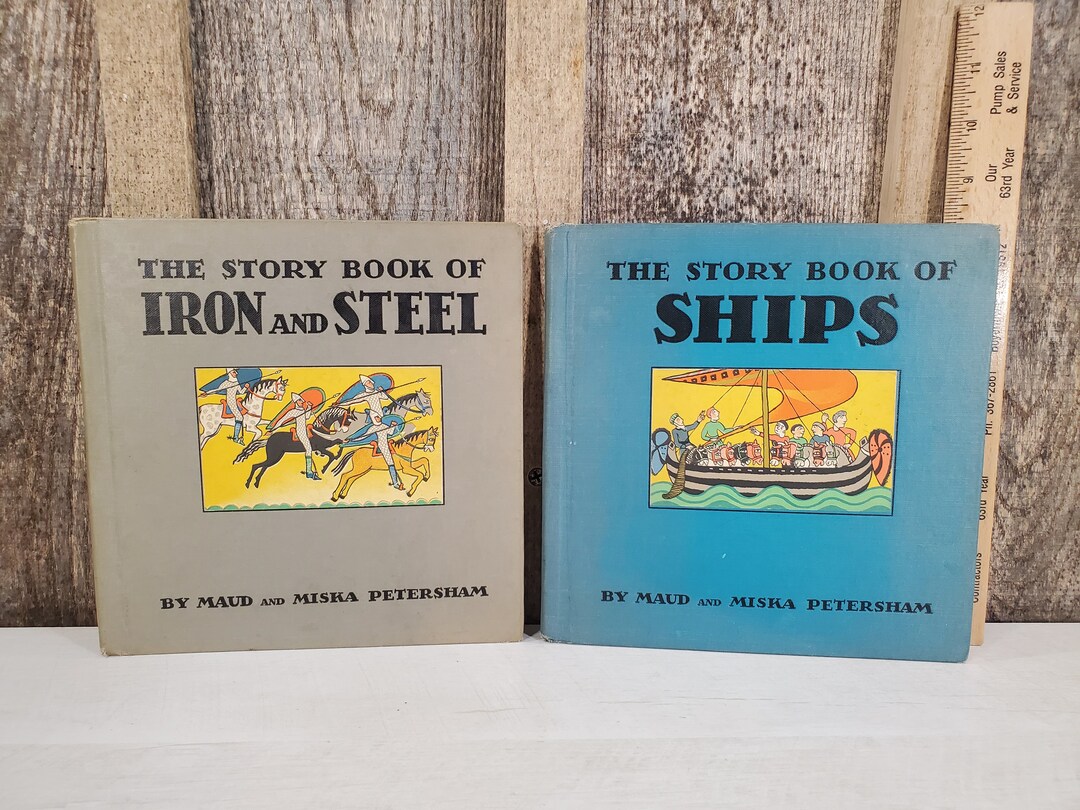 1930s Illustrated Books: the Story Book of Iron and Steel & Ships - Etsy