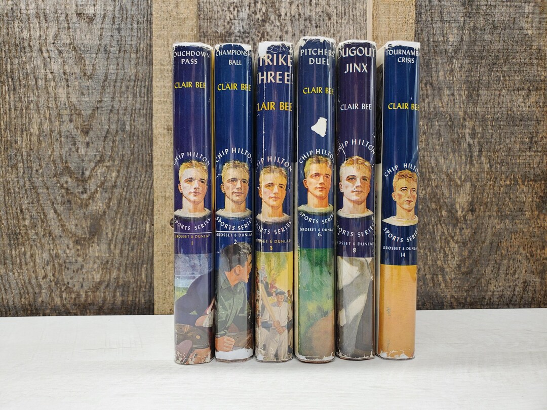 Chip Hilton Book Lot 1960s Sports Series by Clair Bee - Etsy
