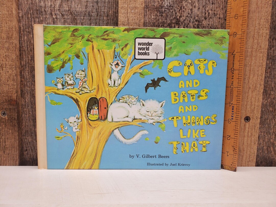 Vintage Children's Book: Cats and Bats and Things Like That - Etsy