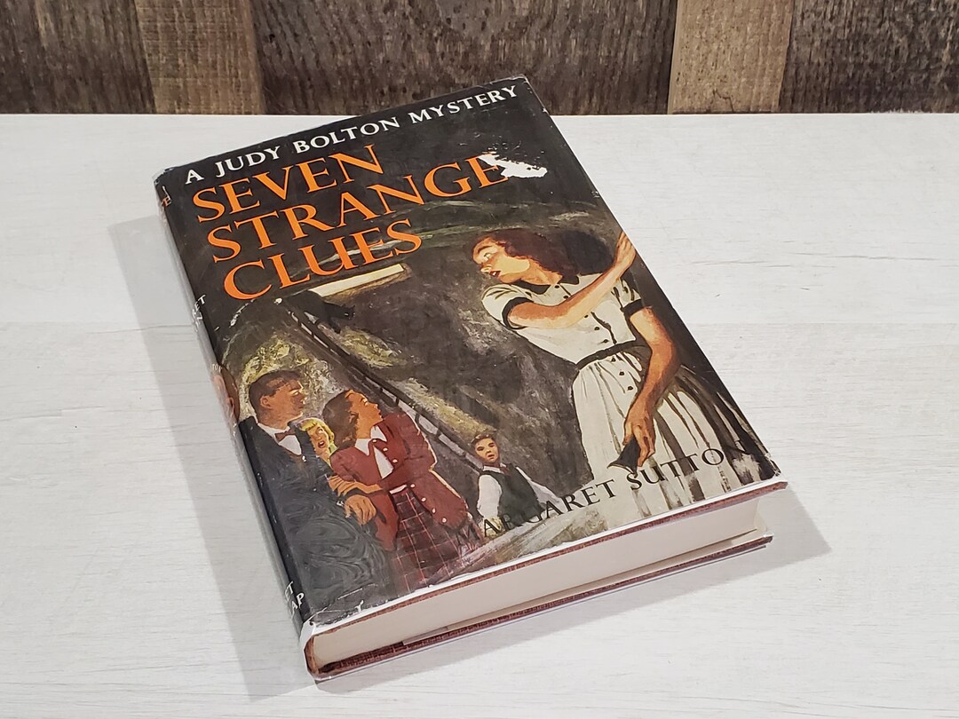 Judy Bolton Seven Strange Clues Margaret Sutton 1960s Tweed Cover - Etsy