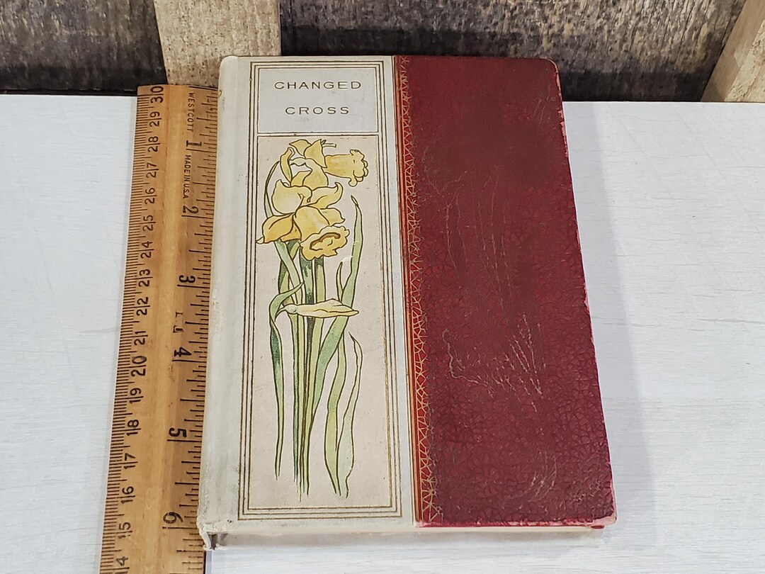 Changed Cross Small Decorative Book Daffodil - Etsy