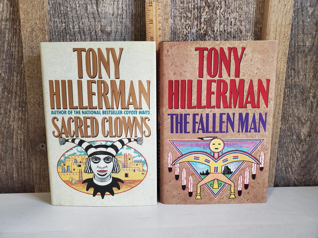 Tony Hillerman First Editions the Fallen Man and Sacred Clowns - Etsy
