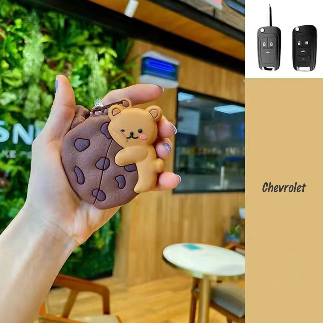 Cute Cookie Bear Key Fob Cover Protector Case for Chevrolet - Etsy