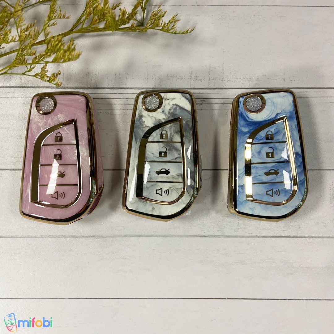 Key Fob Cover Protector Case for Toyota Tundra Camry RAV4 Highlander ...