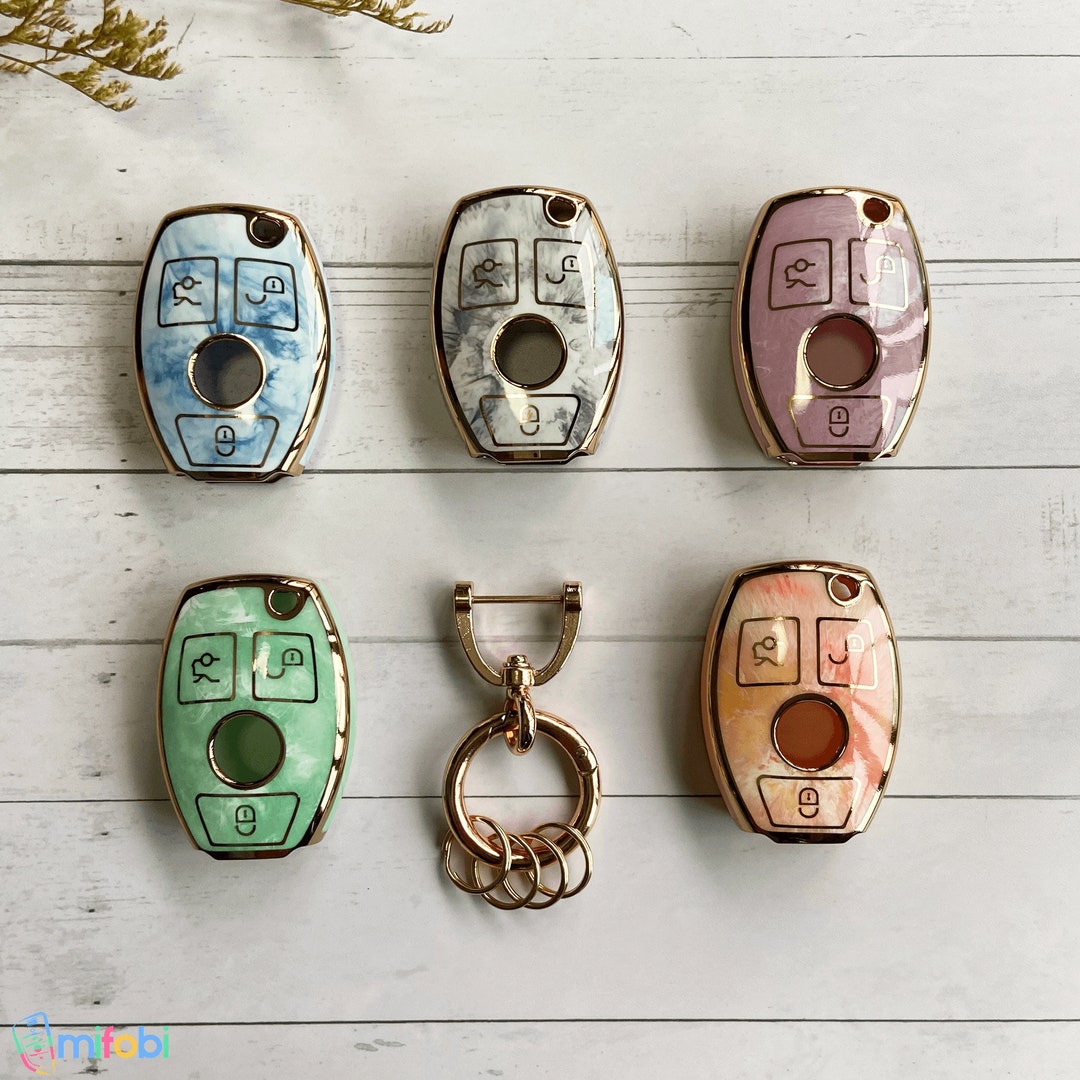 Key Fob Cover Case for Mercedes Benz C Class E Class S Class Triangular ...