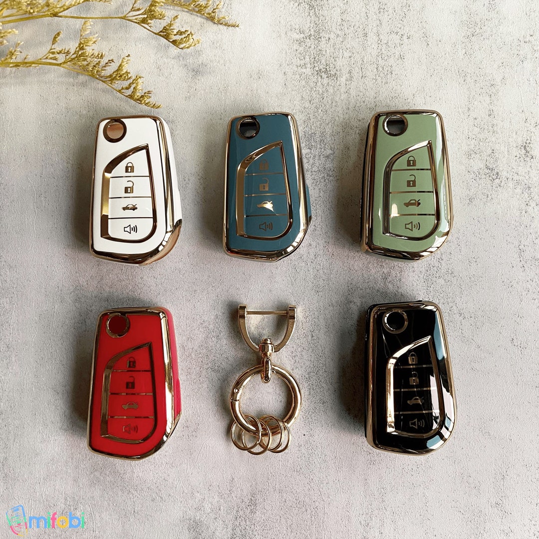 Key Fob Cover Case for Toyota Camry RAV4 Highlander Corolla Flip Key - Etsy