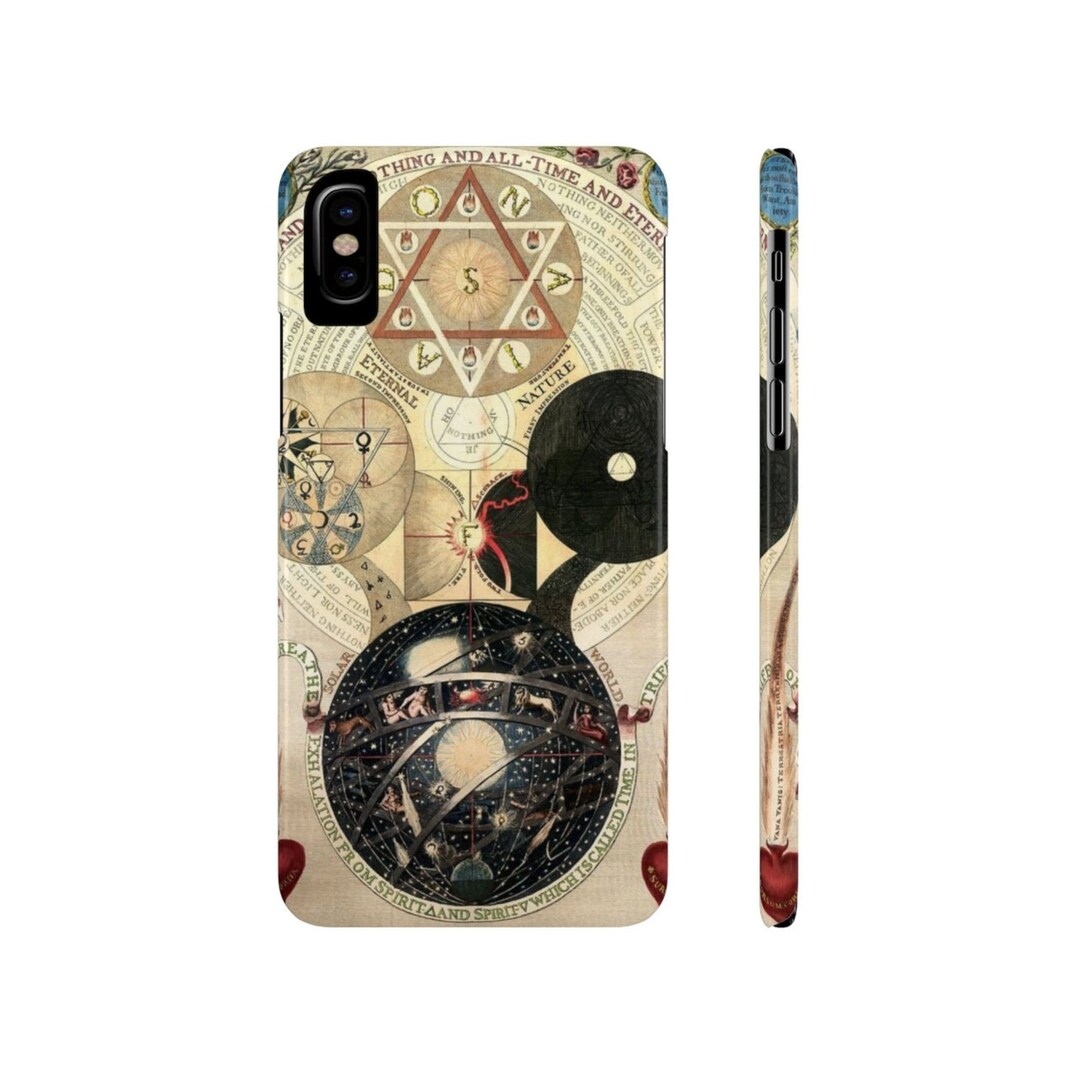 Slim Phone Case - Böhme's True Principles of All Things - Etsy