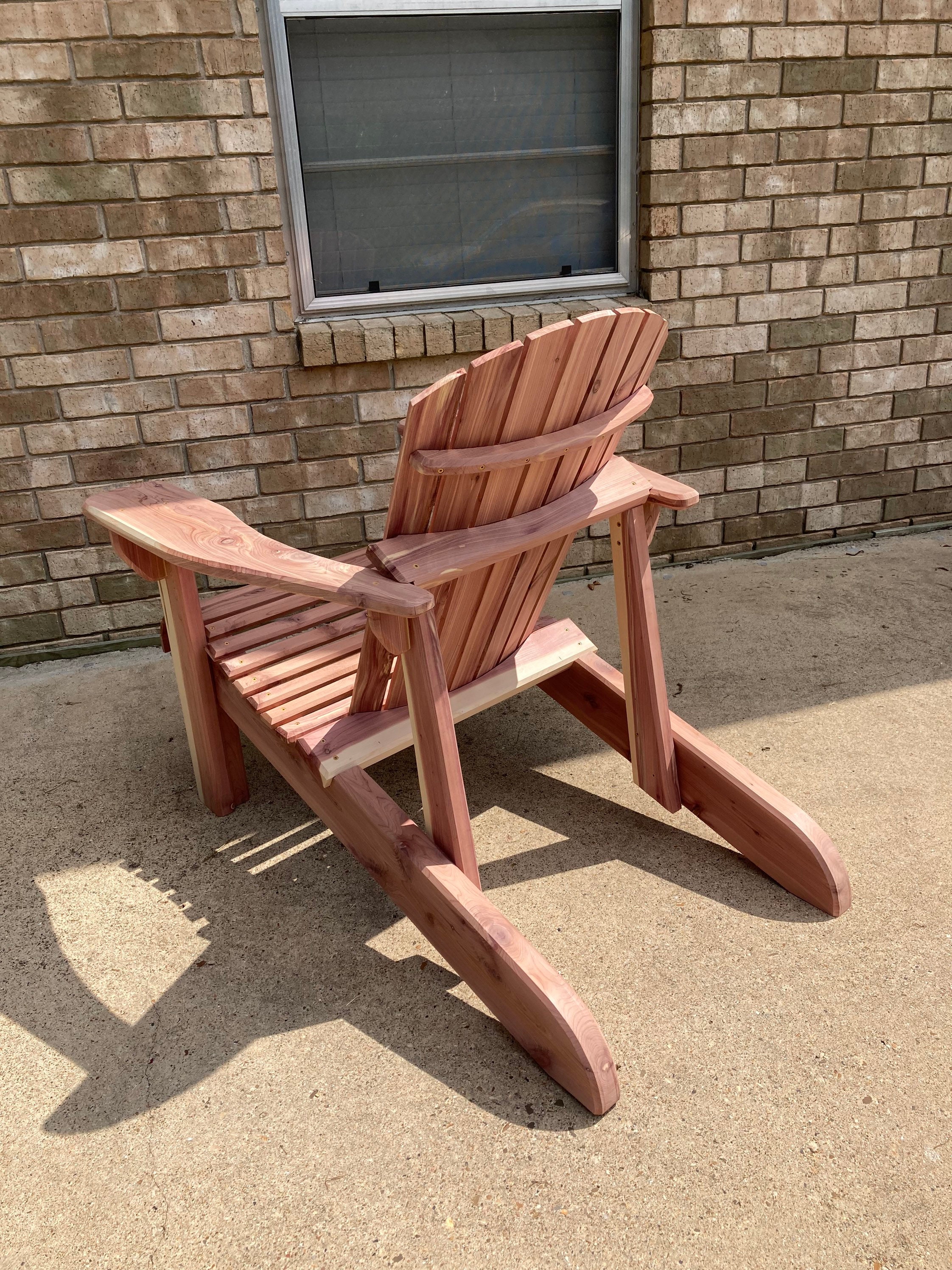 Eastern Red Cedar Adirondack Chair - Adult Size - Etsy