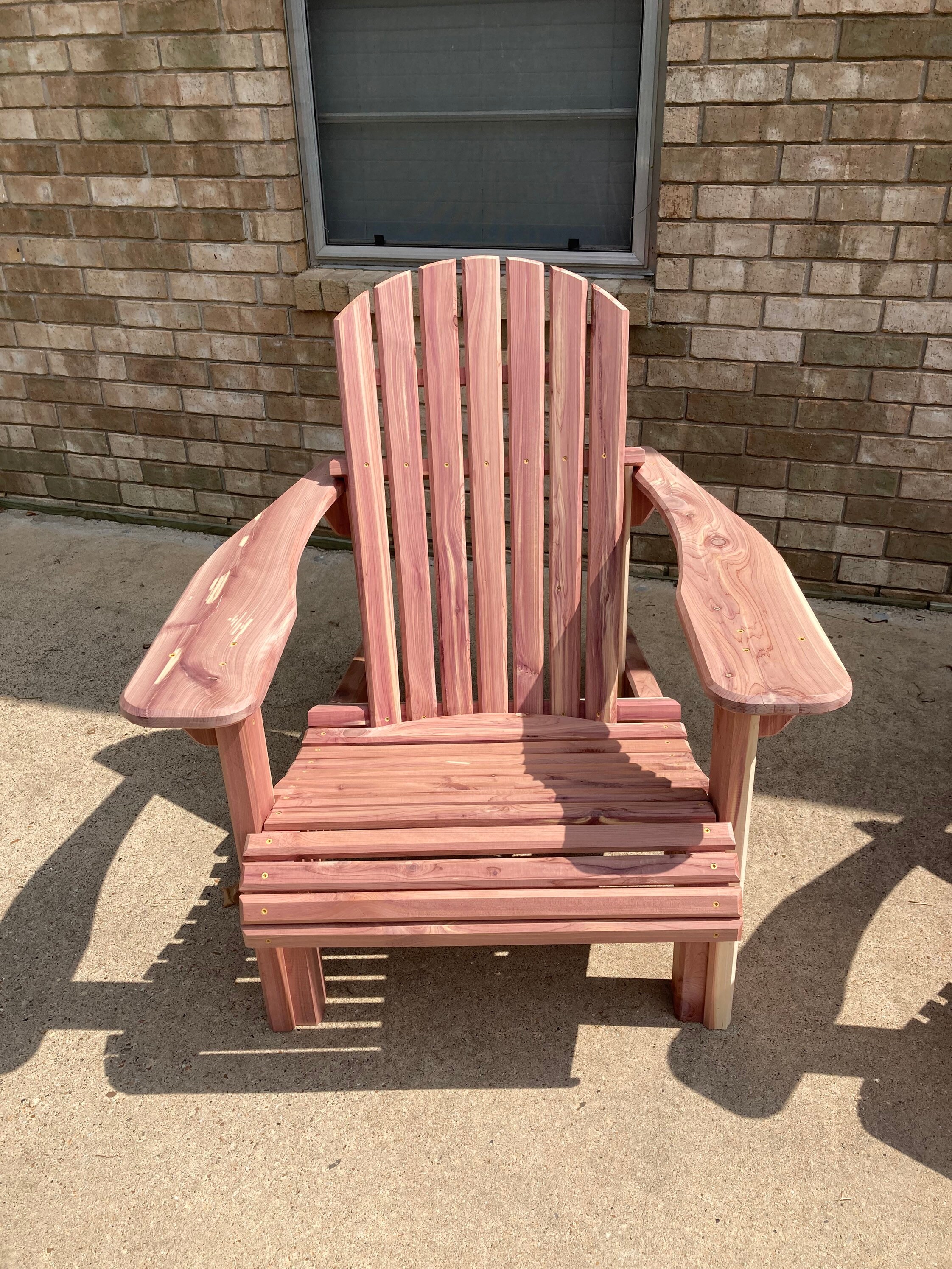 Eastern Red Cedar Adirondack Chair - Adult Size - Etsy