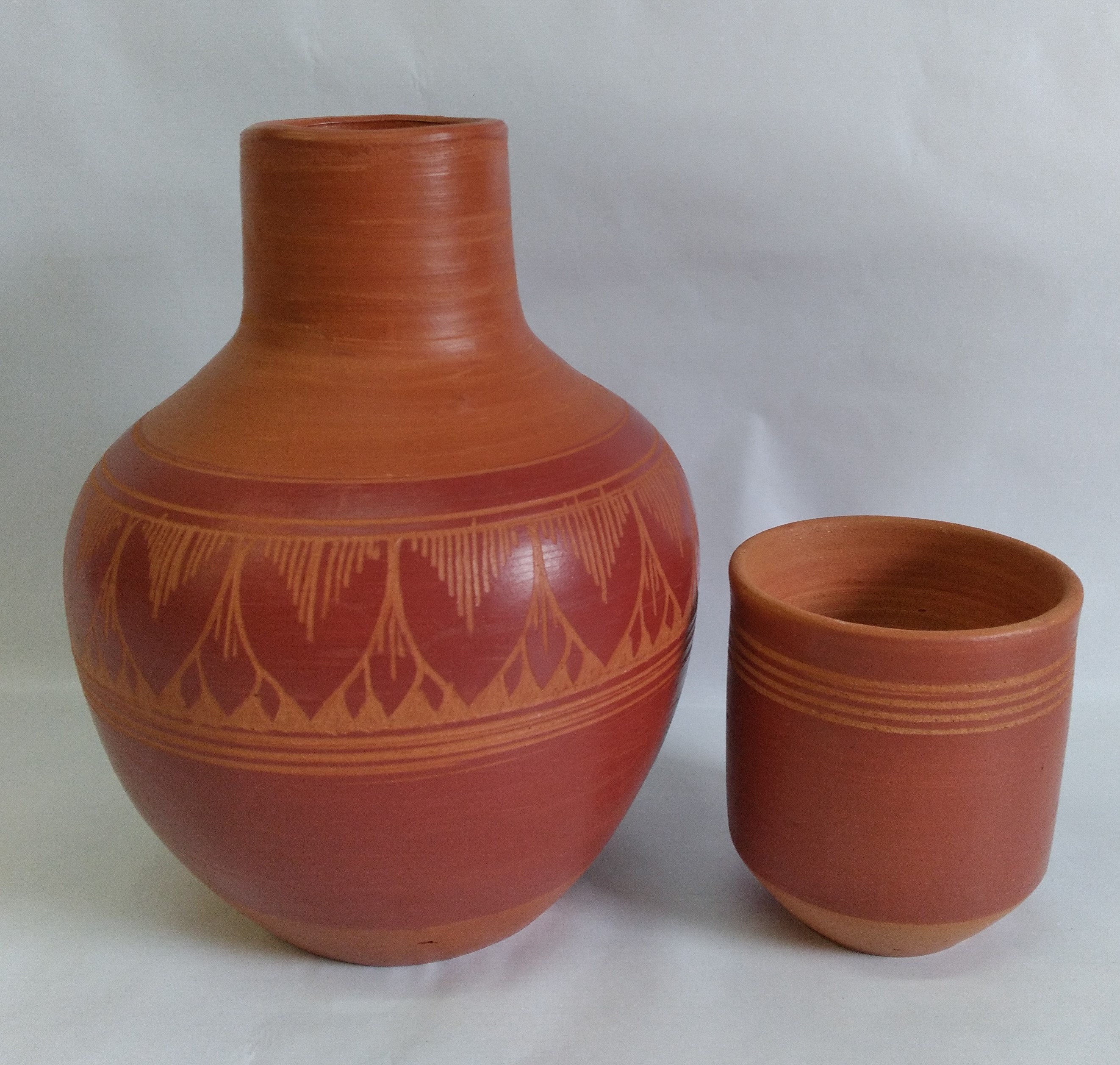 Hand made clay water container 2.5 L | Etsy